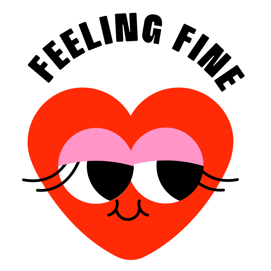 Feeling Good Hearts Sticker by gabicrista for iOS & Android | GIPHY