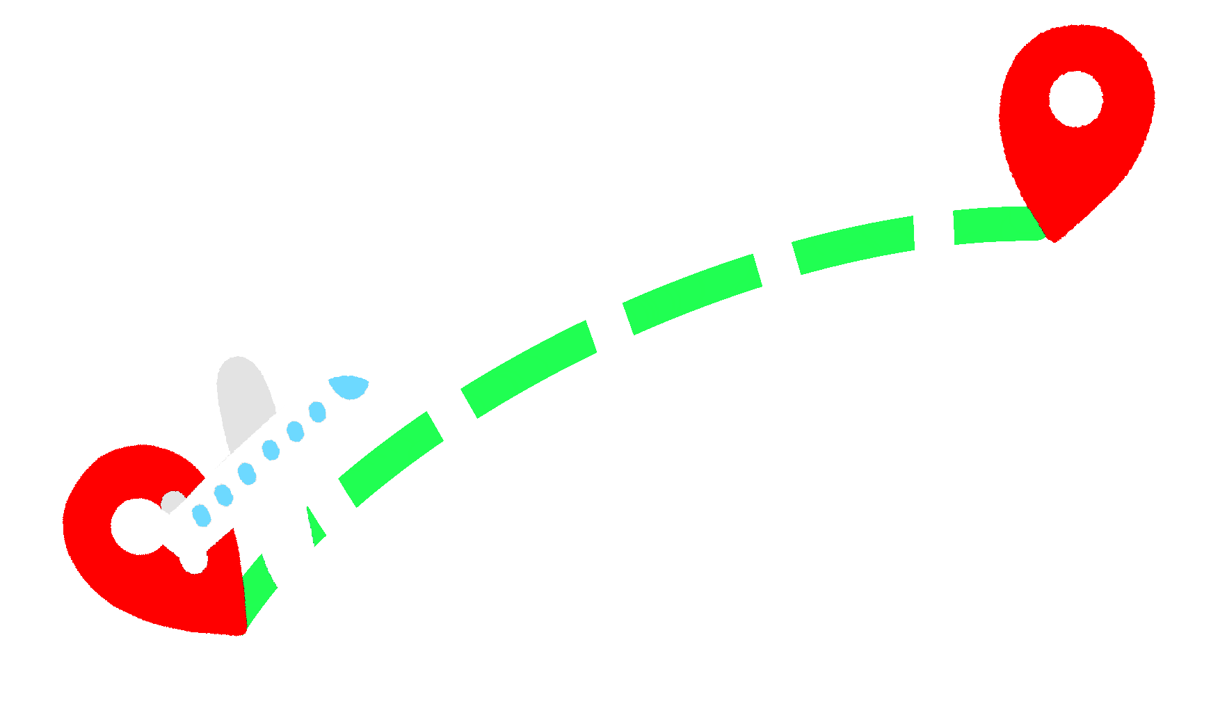 Travel Flying Sticker by Bianca Bosso for iOS & Android | GIPHY