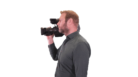 Camera Man Film Sticker by visualbrand for iOS & Android | GIPHY