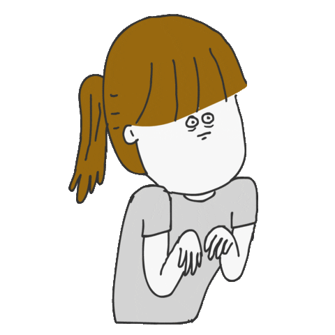 Scared Cringe Sticker by BuzzFeed Animation for iOS & Android | GIPHY