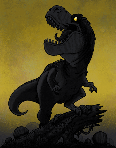 Jurassic Park T Rex Roar Gif