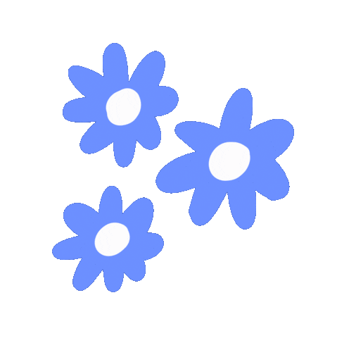 Animated Blue Flower