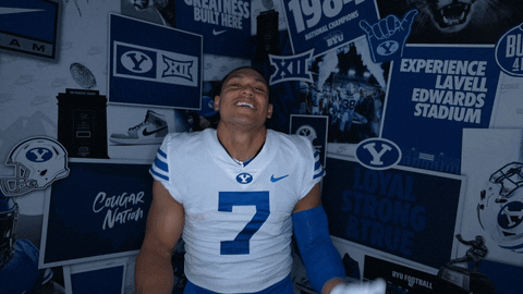 Byu Football GIF by BYU Cougars - Find & Share on GIPHY