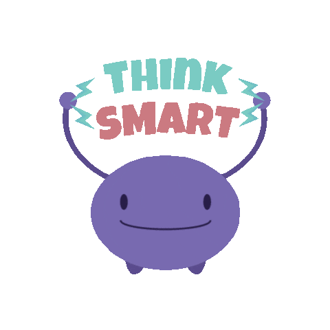 Think Smart Sticker by Luma World for iOS & Android | GIPHY