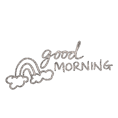 Good Morning Rainbow Sticker for iOS & Android | GIPHY
