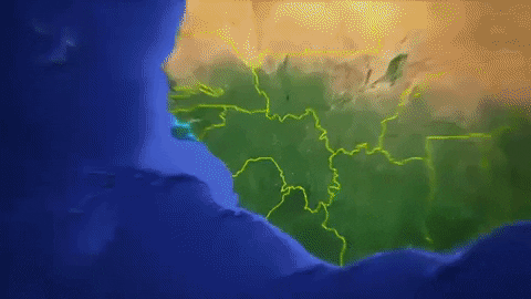 Guinea West Africa Map GIF by UVic Campus Life - Find & Share on GIPHY
