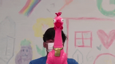 Pink Chicken GIFs - Get the best GIF on GIPHY