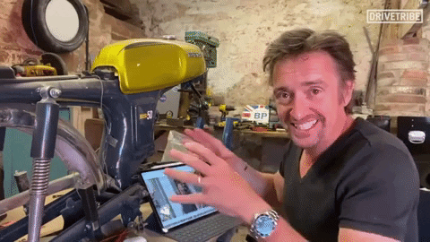 Happy Richard Hammond GIF by DriveTribe - Find & Share on GIPHY