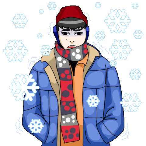 Winter Freezing Sticker for iOS & Android | GIPHY