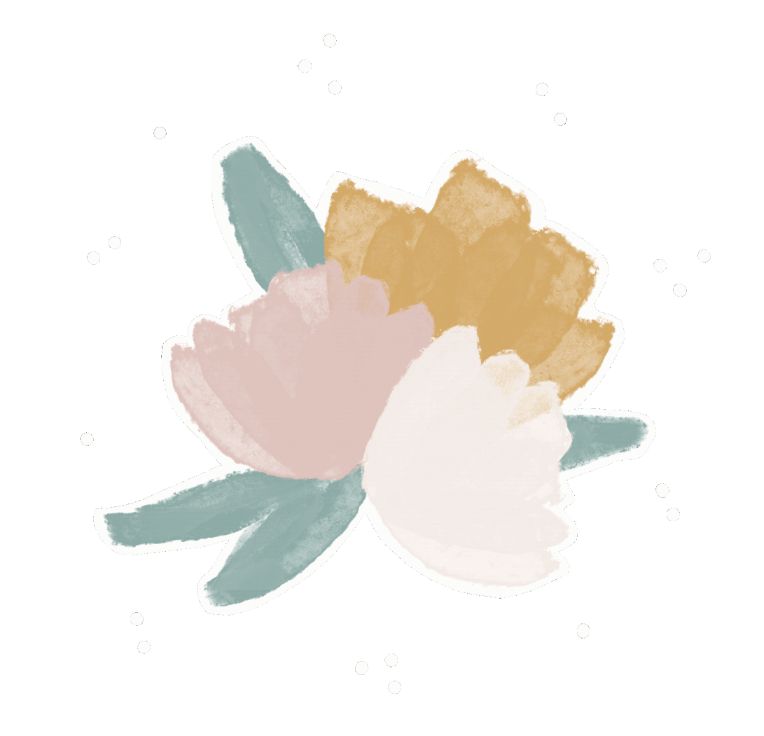 Illustration Flower Sticker by Frost Design Co. for iOS & Android | GIPHY