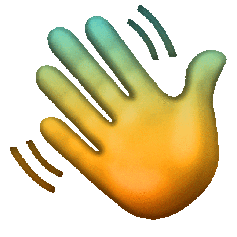 Hand Waving Animation Gif