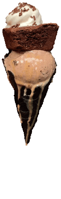 Ice Cream Chocolate Sticker by foodbabyny for iOS & Android | GIPHY