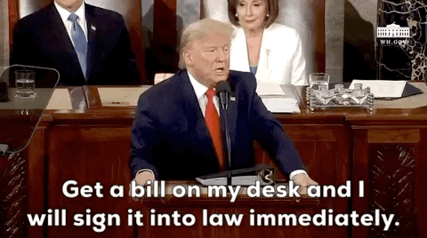 Trump Signing Bill GIFs - Get the best GIF on GIPHY