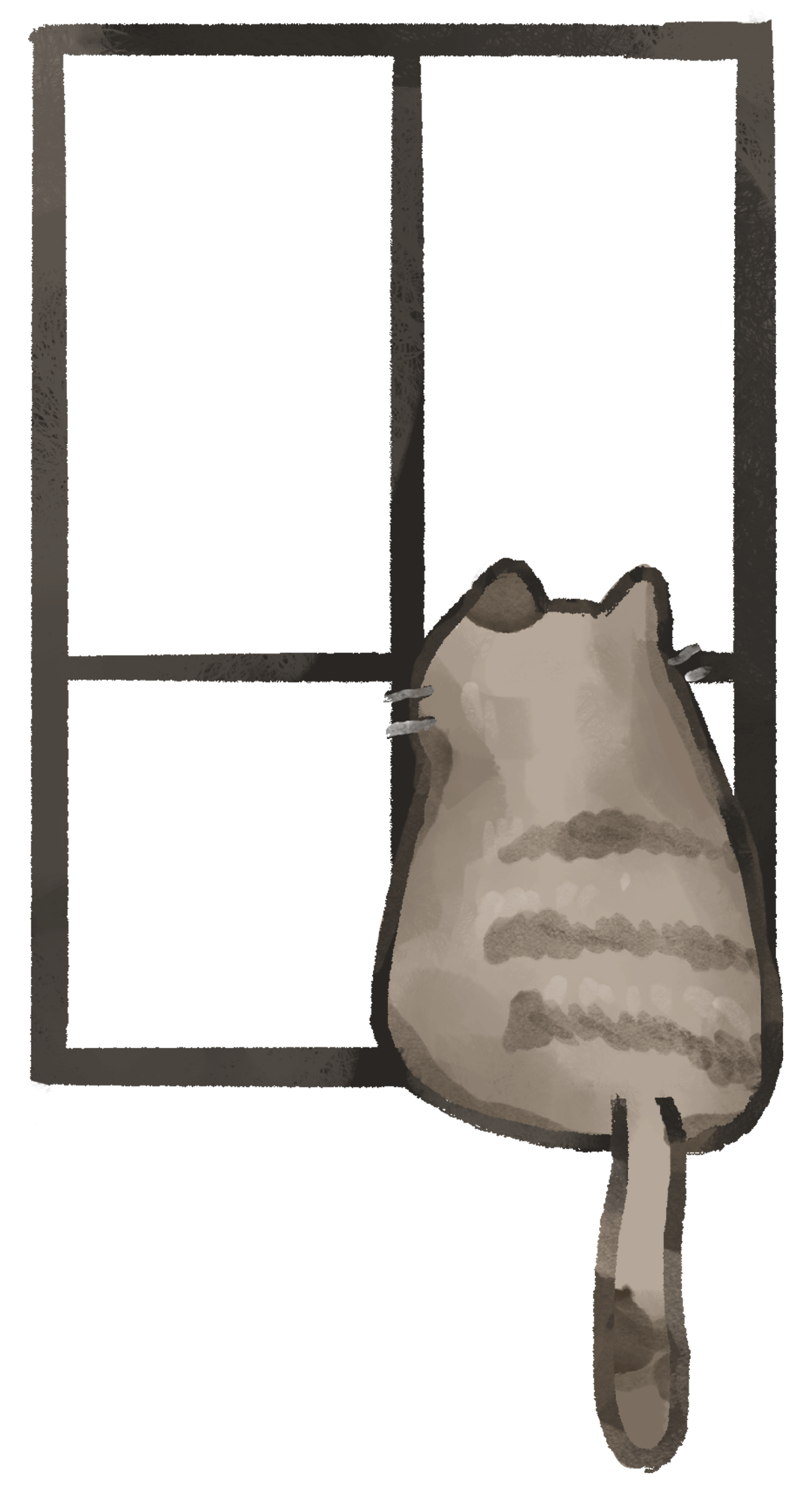 Cat Window Sticker for iOS & Android | GIPHY