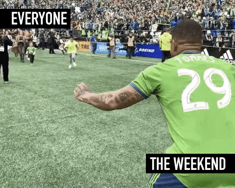 Friday Weekend GIF by Major League Soccer - Find & Share on GIPHY