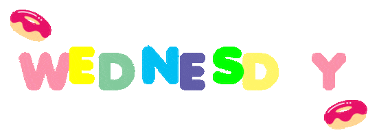 Wednesday Donuts Sticker by DONUTPAPI for iOS & Android | GIPHY