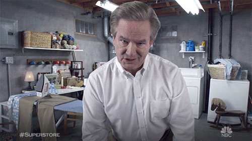 Yield GIF by Superstore - Find & Share on GIPHY