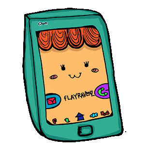 Phone Hello Sticker by Florens Debora for iOS & Android | GIPHY