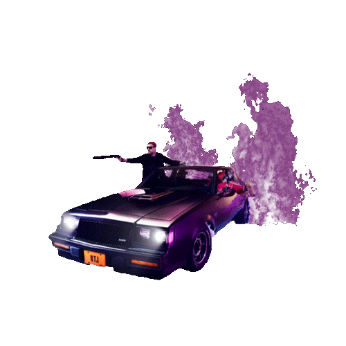 Grand National Car Sticker by Run The Jewels for iOS & Android | GIPHY