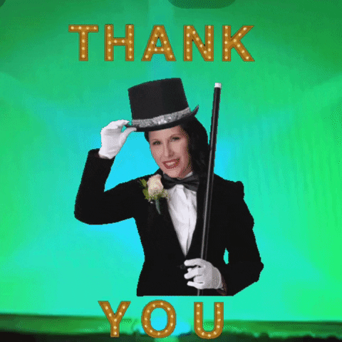 Top Hat Thank You GIF by NeighborlyNotary® - Find & Share on GIPHY