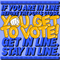 Stay In Line! by #GoVote | GIPHY
