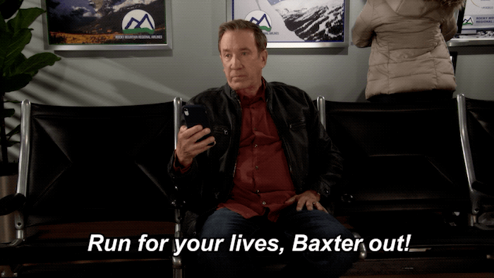 Run Away Tim Allen GIF by Last Man Standing - Find & Share on GIPHY