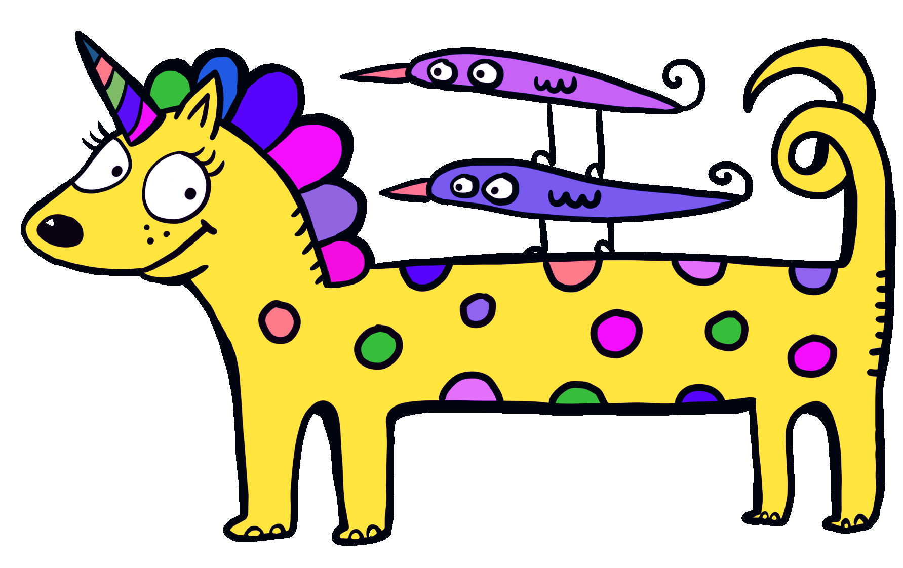 Unicorn Birds Sticker by Jelene for iOS & Android | GIPHY