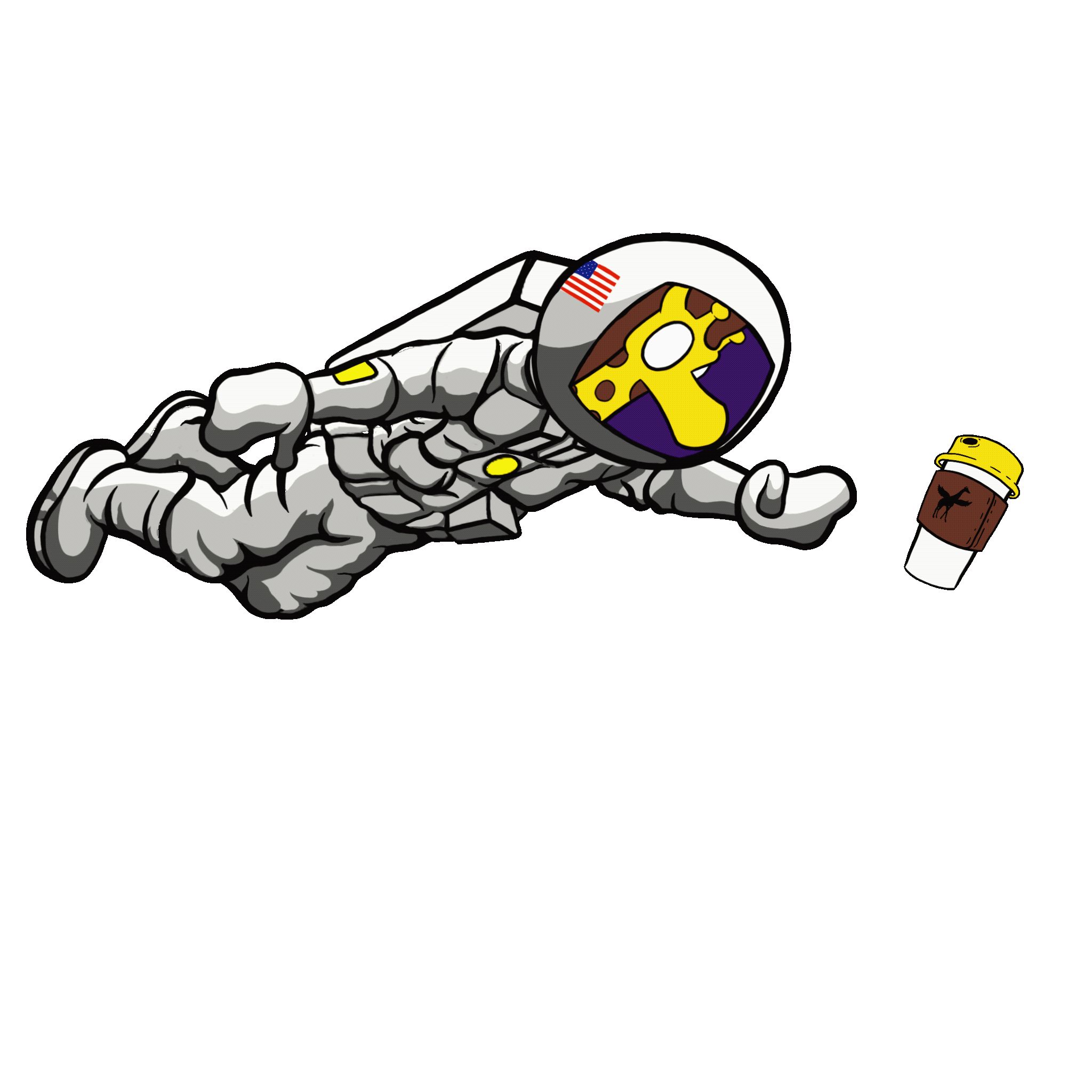 Outer Space Sticker by Rif for iOS & Android | GIPHY