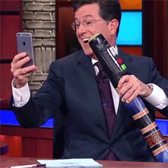 New trending GIF tagged stephen colbert selfie 420… | Trending Gifs