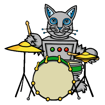 Cat Robot Sticker for iOS & Android | GIPHY