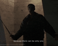 Highlander There Can Be Only One Gif