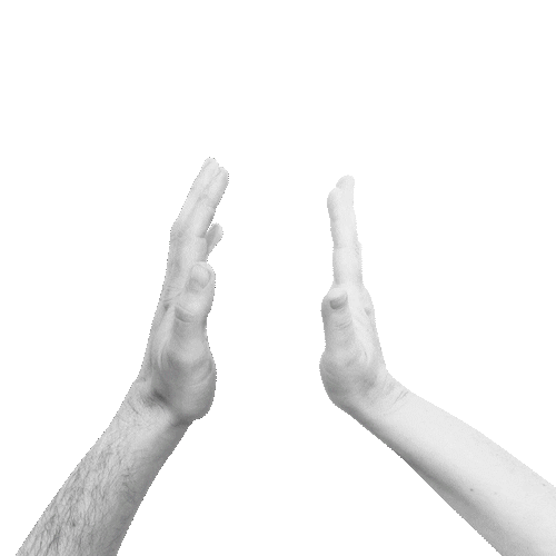 Hands Up Yes Sticker by Sarah The Palmer for iOS & Android | GIPHY