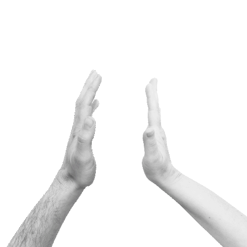 Hands Up Yes Sticker by Sarah The Palmer for iOS & Android | GIPHY