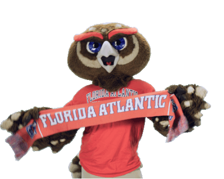 Fau Owlsley Sticker by Florida Atlantic University for iOS & Android ...