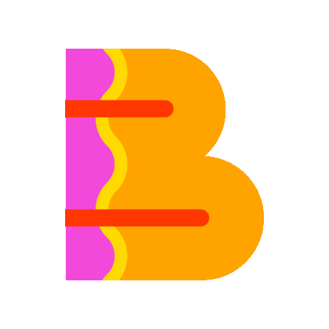 Typography B Sticker by Zach Horst for iOS & Android | GIPHY