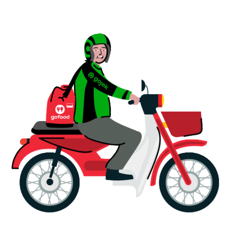 Happy Birthday Food Sticker by Gojek Indonesia for iOS & Android | GIPHY