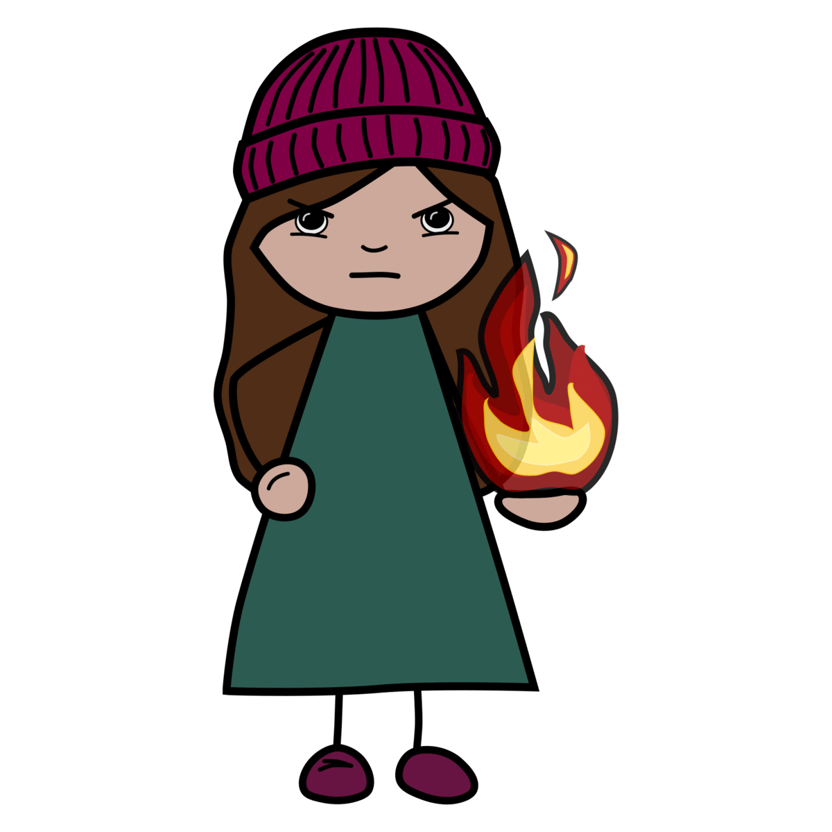 Angry Flame Sticker for iOS & Android | GIPHY