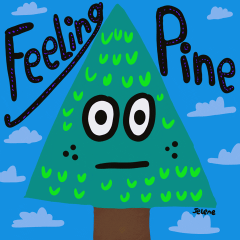 Pine Tree Ok GIF by Jelene - Find & Share on GIPHY