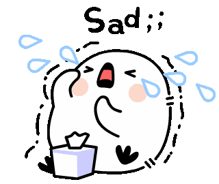 Line Sticker Cry