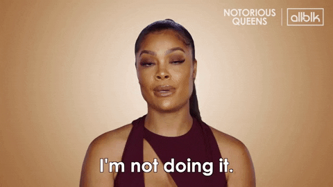 I Refuse Not Me GIF by ALLBLK (formerly known as UMC) - Find & Share on ...