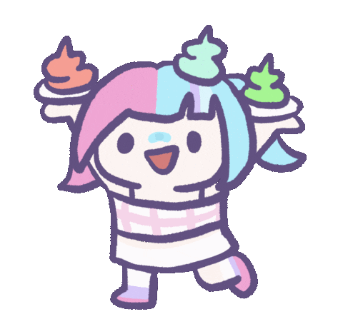 Girl Poop Sticker by HappyKawaiiFriends for iOS & Android | GIPHY