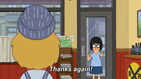 Gracias Thank You GIF by Bob's Burgers - Find & Share on GIPHY