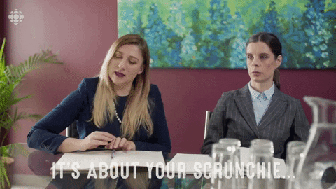 Its-about-your-scrunchie GIFs - Get the best GIF on GIPHY