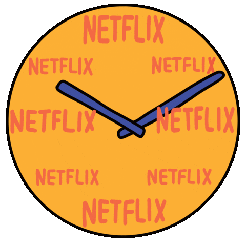 Netflix Clock Sticker for iOS & Android | GIPHY