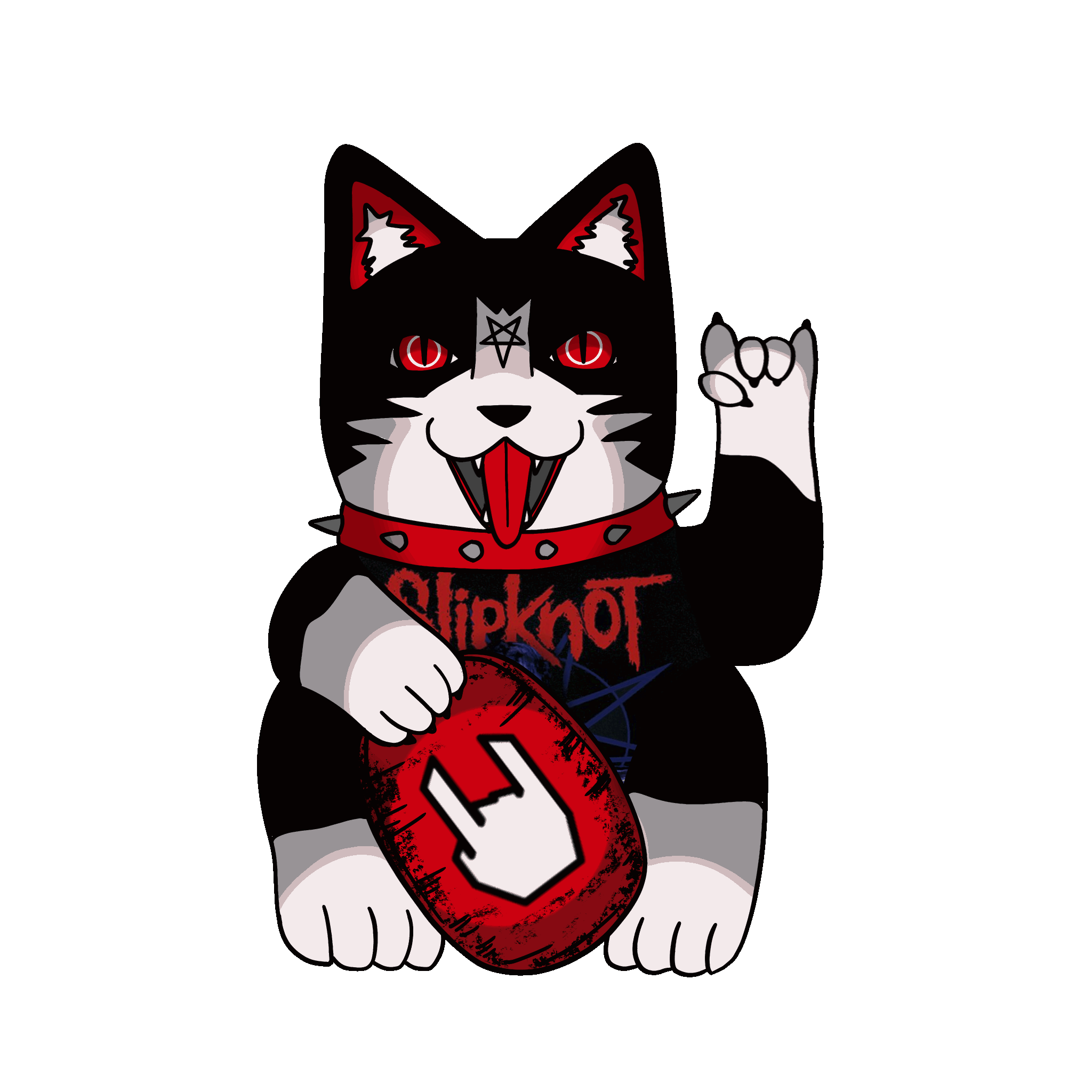 Cat Metal Sticker by EMP for iOS & Android | GIPHY