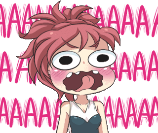 Shock Screaming Sticker by Jin for iOS & Android | GIPHY