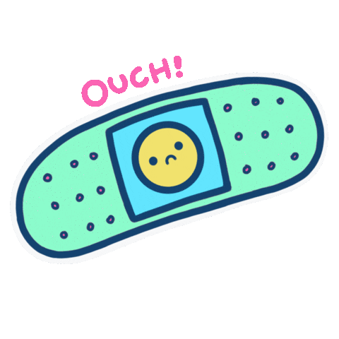 Sad Band Aid Sticker by Carol Feijó for iOS & Android | GIPHY