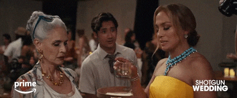 Jennifer Lopez Party GIF by Shotgun Wedding - Find & Share on GIPHY