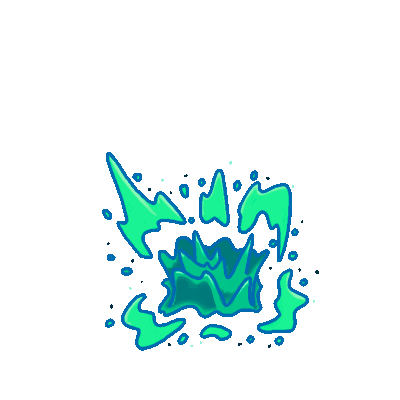 Splash Slime Sticker by BeautiFunGames for iOS & Android | GIPHY