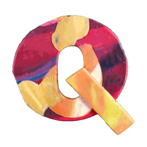 Q Alphabet Sticker by angie amaro for iOS & Android | GIPHY